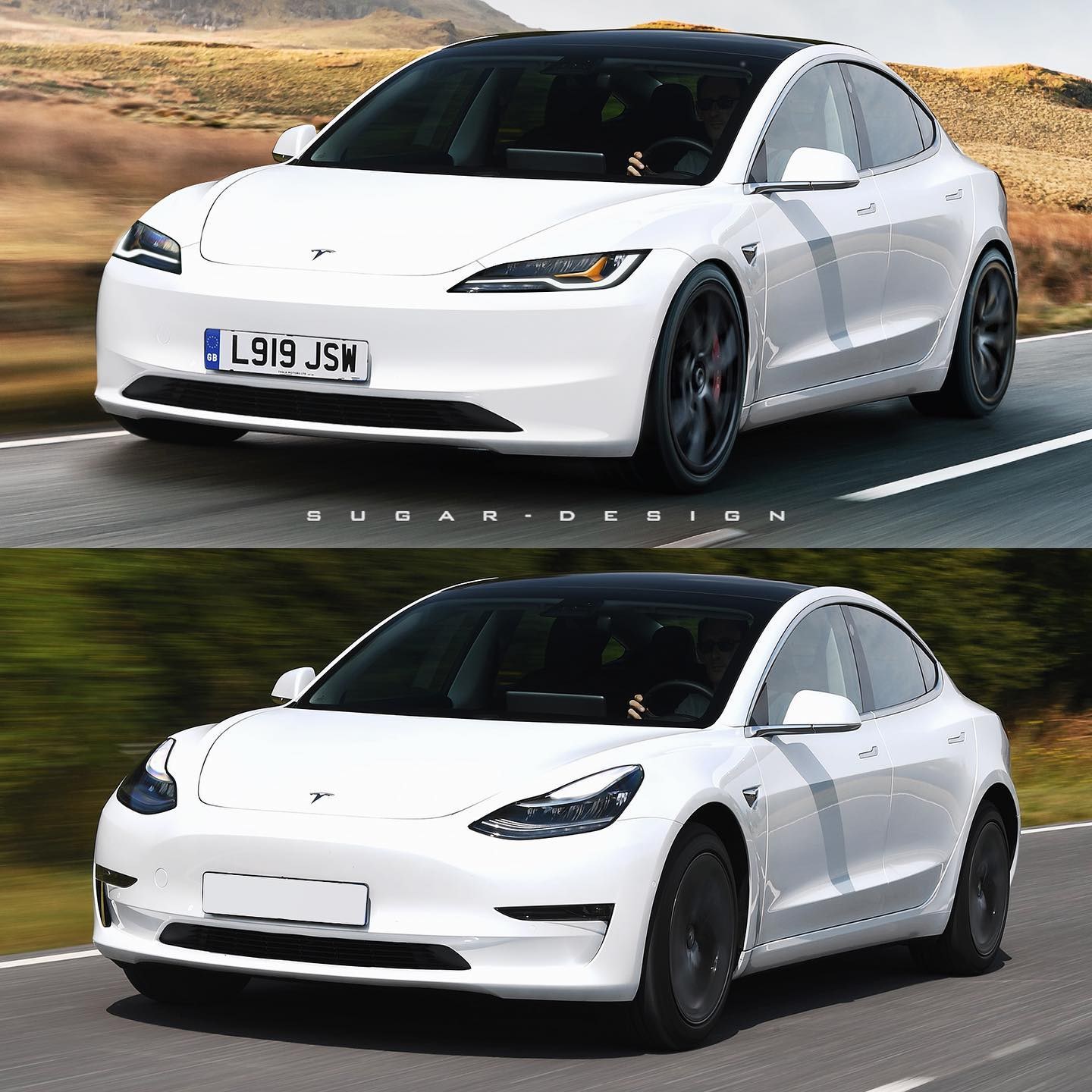 New model 3 design store